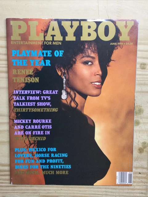 PLAYBOY JUNE 1990 ~ Renee Tenison ~ Mickey Rouke ~ NM Nice Shape! £3.89 ...