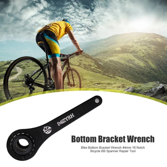 BIKE BOTTOM BRACKET Wrench 44mm 16 Notch Bicycle BB Repair Tool (Black ...