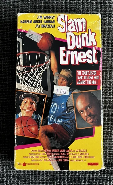 SLAM DUNK ERNEST VHS Video Tape Jim Varney Kareem Abdul-Jabbar 1995 ...