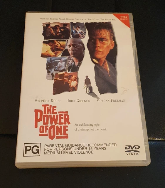 THE POWER OF ONE DVD REGION 4 1992 Stephen Dorff Morgan Freeman John ...