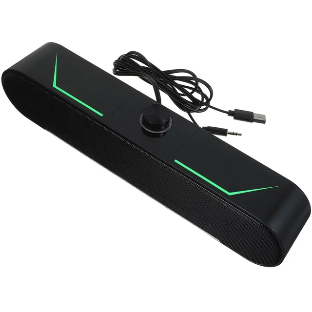 SOUND BAR GAMING Soundbar Stereo Sound Bars Desktop Soundbar Computer ...