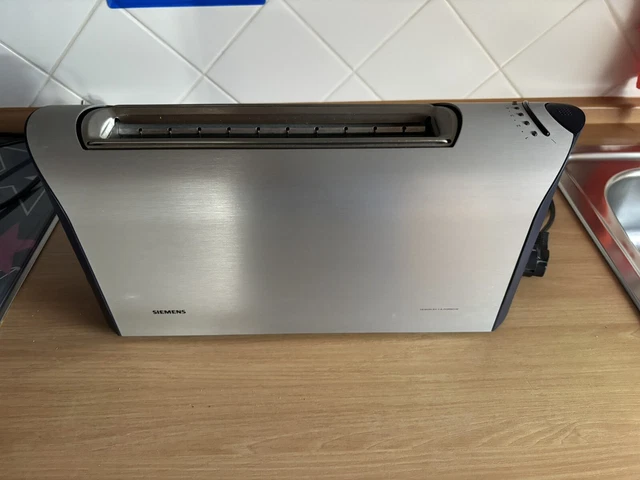 PORSCHE DESIGN TOASTER Siemens TT91100, Langschlitz, 6 Bräunungsstufen ...