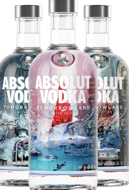 TOMORROWLAND ABSOLUT VODKA Limited Edition 2025 alle 3 Varianten EUR ...