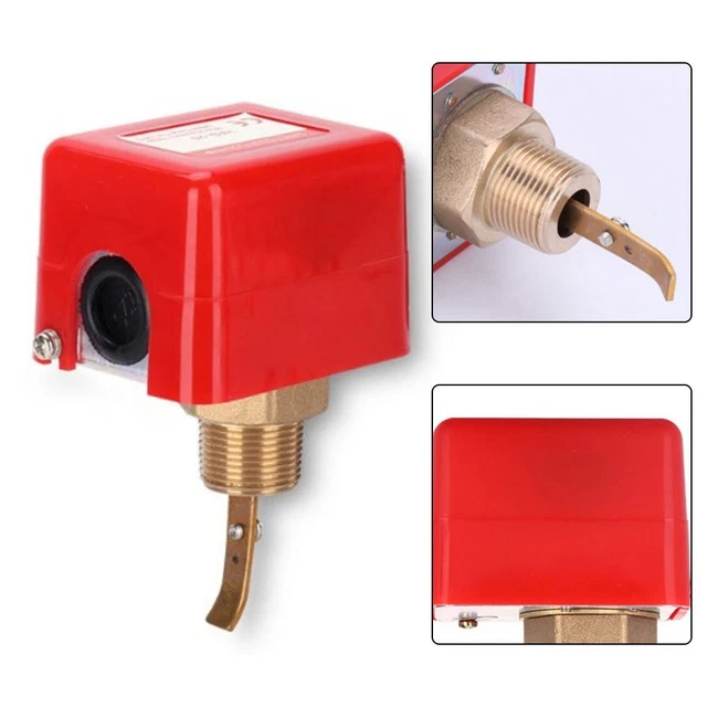 FOR WATER QUALITY Monitoring Paddle Flow Switch Sensor HFS1520 Red ABS ...