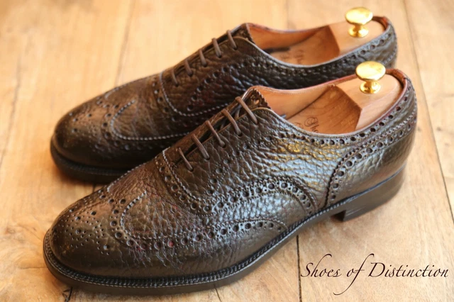 CHURCH'S BROWN GRAIN Leather Oxford shoes Mens UK 9 F US 10 EU 43 Rare ...