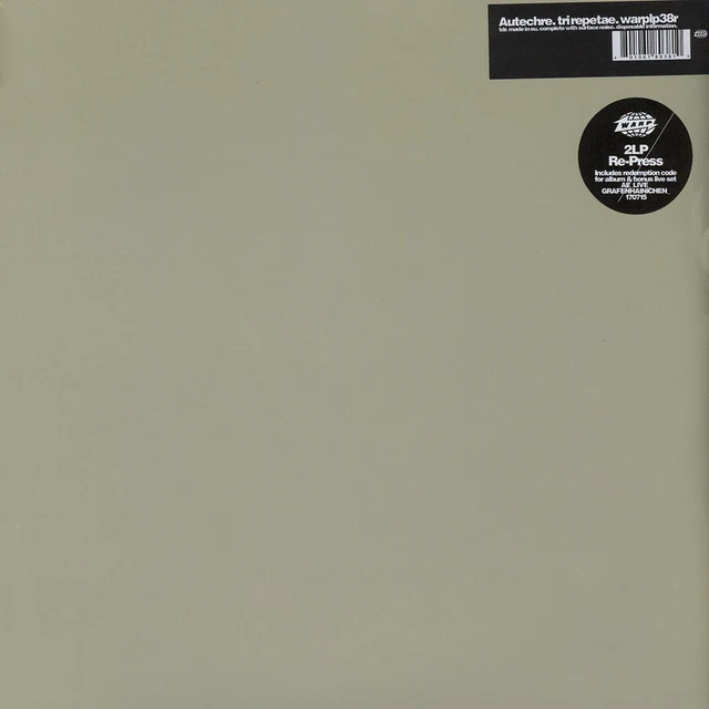 AUTECHRE - TRI Repetae (Vinyl 2LP - 1995 - UK - Reissue) EUR 30,99 ...