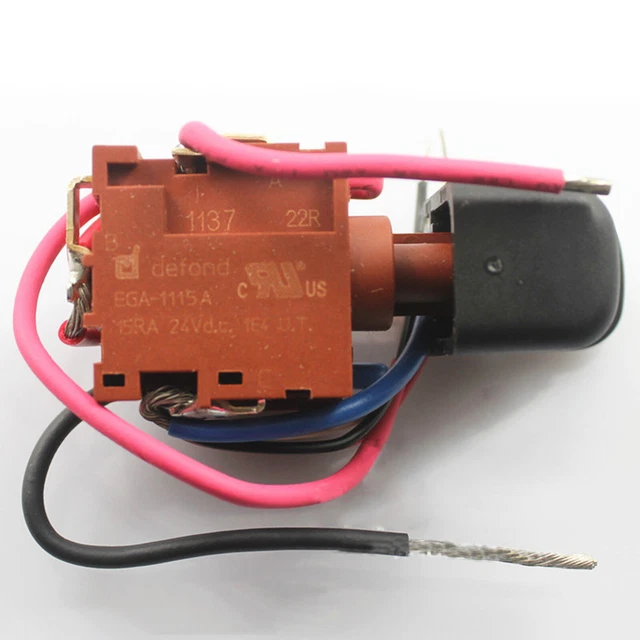 DEFOND POWER NEW Switch EGA-1115A 15RA 24V DC for Electric Drill Repair ...