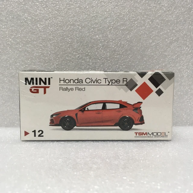 HONDA CIVIC TYPE R (FK8) Rallye Red LHD #MINI GT 1/64 #MGT00012-L EUR ...