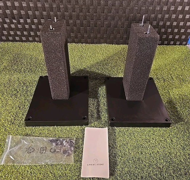 LINN KU-STONE STANDS BASE For Linn, Helix, Nexus Speakers £93.57 ...
