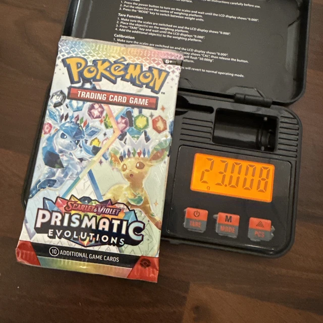 Pokémon Tcg Prismatic Evolutions Booster Pack Sealed Heavy Pack