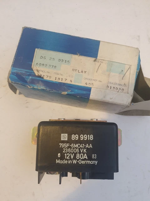 FORD TRANSIT MK2 2.4 Diesel Engine Cutoff Relay - Bosch New Boxed £5.92 ...