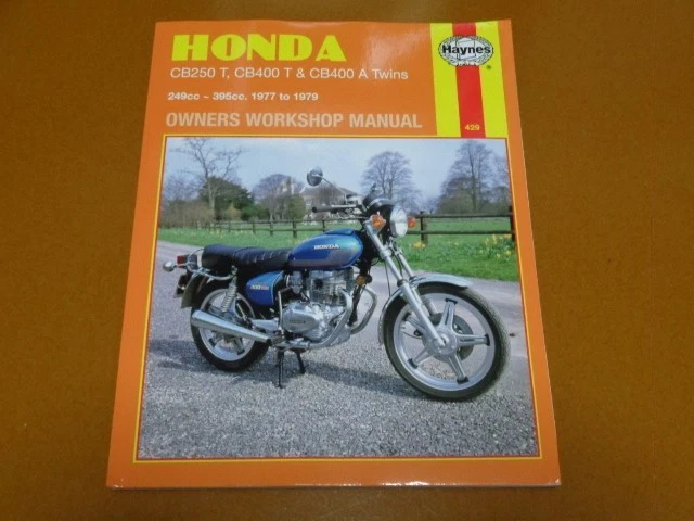 HAWK II HAWK CB400T CB250T Motorcycle Service Manual 125 pages Used VV7 ...