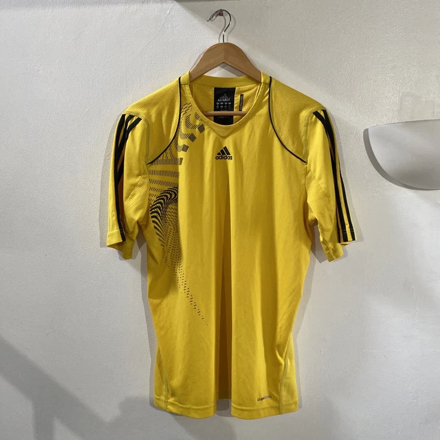 VINTAGE YELLOW ADIDAS Predator Climacool Training Top £11.99 - PicClick UK