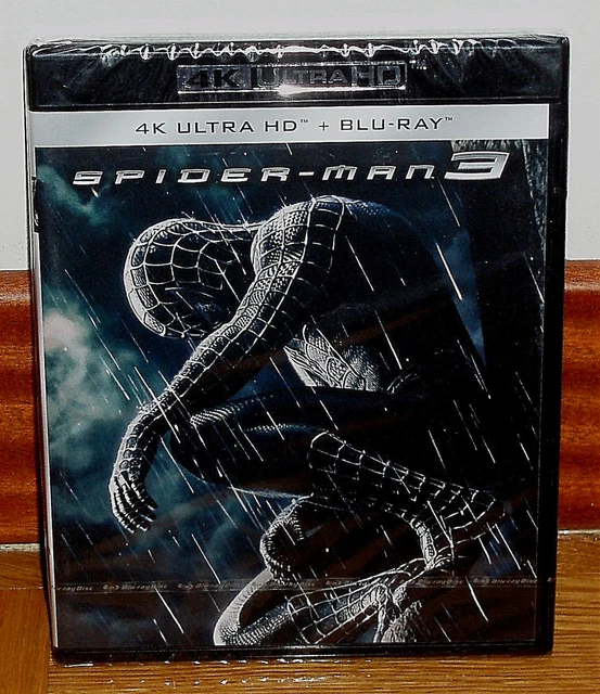 SPIDER-MAN 3 4K UHD + Blu-Ray Neuf Scellé Action Aventures (Sans Ouvrir ...