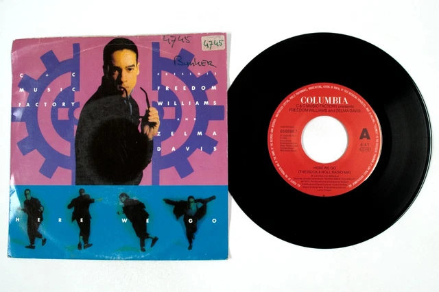 C+C MUSIC FACTORY Freedom Williams Zelma Davis -Here We Go 7 pouces ...