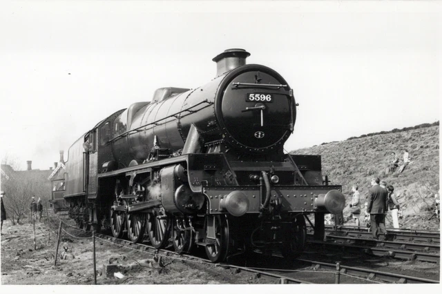 PHOTO 6X4 RAILWAY Steam 5596 ex LMS Dinting c1969 £4.00 - PicClick UK
