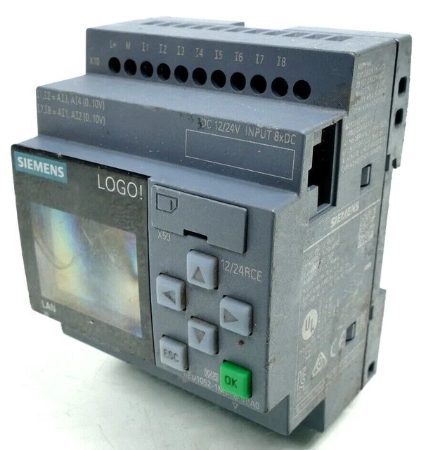 SIEMENS LOGO! BM 12/24RCE | 6ED1 052-1MD08-0BA0 | E:03 | 6ED1052-1MD08 ...