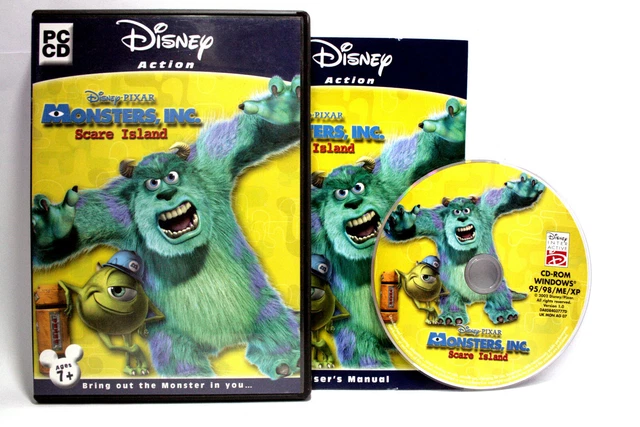 DISNEY ACTION, MONSTERS Inc Scare Island GAME PC CD ENGLISH VERSION VBC ...