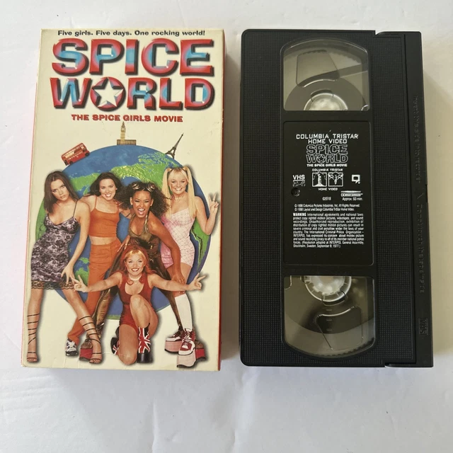 SPICE WORLD THE MOVIE VHS 1998 Spice Girls Pop Music Culture 90s $19.99 ...