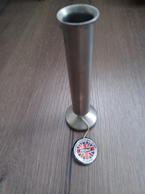 OLD HALL STAINLESS Steel BUD VASE VINTAGE Robert Welch Retro £25.00 ...