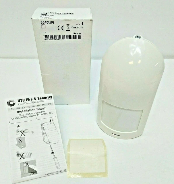 INTERLOGIX UTC 6450UPI 40ft Motion Detector with Optional Pet Immunity ...