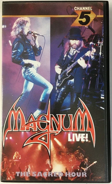 MAGNUM LIVE! THE Sacred Hour (1985) VHS PAL 1987 Channel 5 Release Tape ...