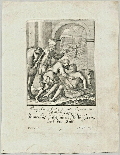 ORIGINAL-KUPFERSTICH ENDE 17. Jahrhundert von Jonas Umbach, Andreas M. Wolffgang EUR 50,00 ...