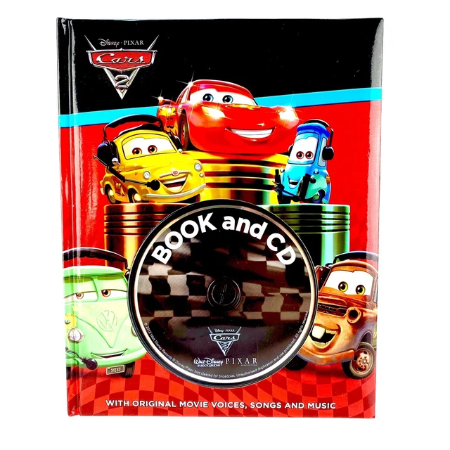 DISNEY PIXAR CARS 2 Padded Storybook & Singalong CD Parragon Books ...