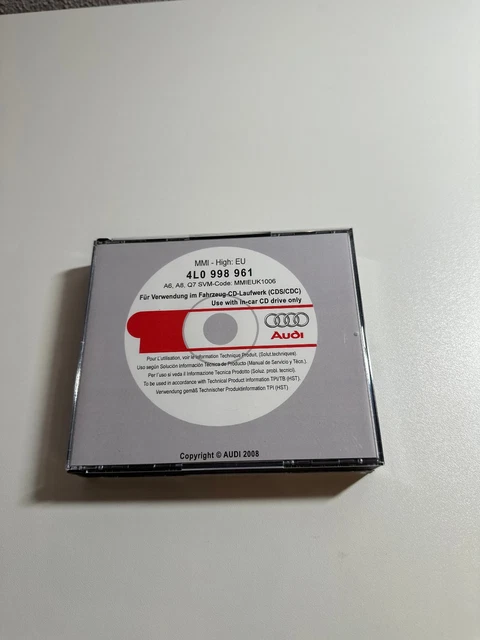 ORIGINAL AUDI MMI Update für A6 4F C6 A8 4E Q7 4L MMi 2G 5570 Software CD EUR 120,00 - PicClick DE