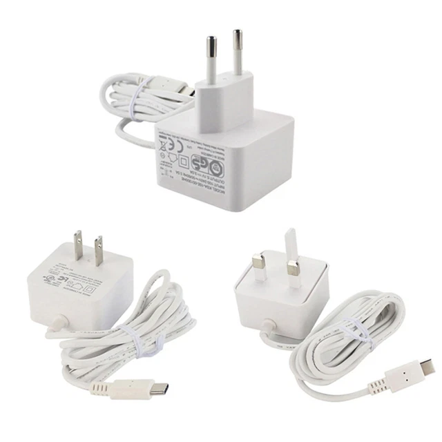 POWER ADAPTER WHITE Power Charger USB-C Power Supply Type C for ...