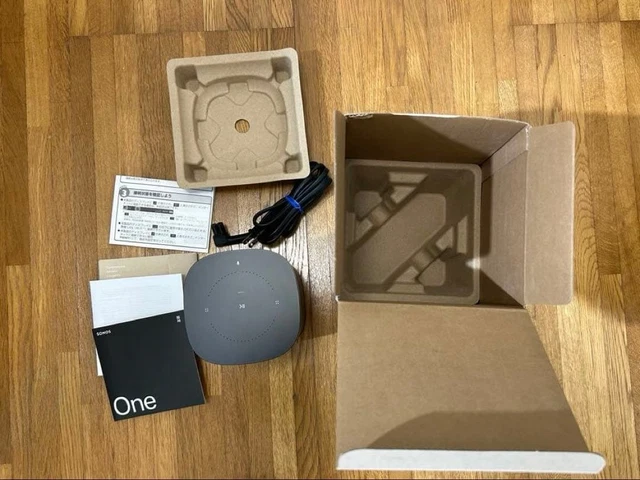 SONOS ONE GEN 2 Voice Controlled Smart Speaker Black Confirmed ...