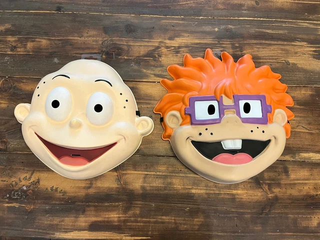 RUGRATS TOMMY & CHUCKIE MASK Cartoon Jumbo Face Adult Kid Halloween ...