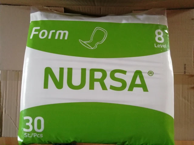 NURSA FORM LEVEL 8 Inkontinenzvorlage / Inkontinenzeinlage 4 x 30 Stk ...