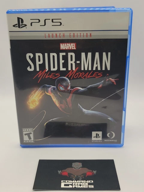 PLAYSTATION 5 PS5 Marvel Spiderman Miles Morales Launch Edition EUR 23 ...