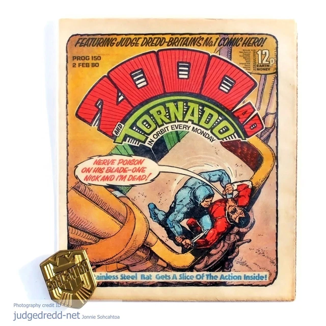 2000AD PROG 150 1st Judge Anderson Judge Dredd Comic Bolland 2 2 80 UK ...
