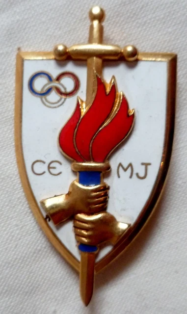 INSIGNE CEMJ CENTRE ENTRAINEMENT MILITAIRE JEUNESSE ORIGINAL Arthus ...