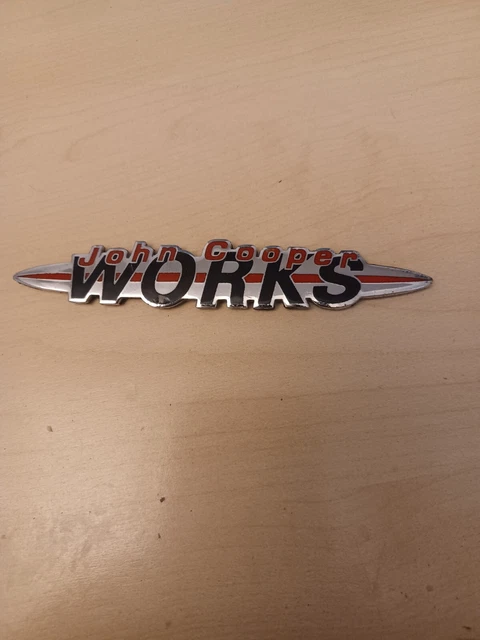MINI R50 R52 R53 JCW John Cooper Works Rear Badge GEN 1 Genuine MINI ...