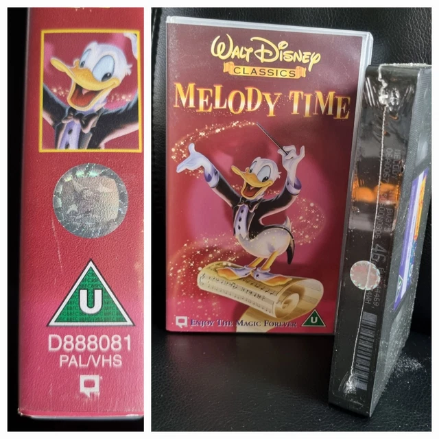 WALT DISNEY CLASSICS Melody Time Vhs Video Pal/Vhs (Brand New Cassette ...