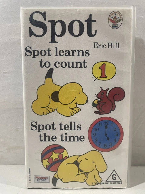 VINTAGE 1991 SPOT VHS Spot Leans To Count & Spot Tells The Time VGC £18 ...