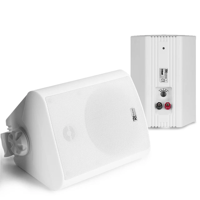 POWER DYNAMICS 952.110 BC50V White Speaker Pair 100V 8 Ohm 5,25" 120W ...