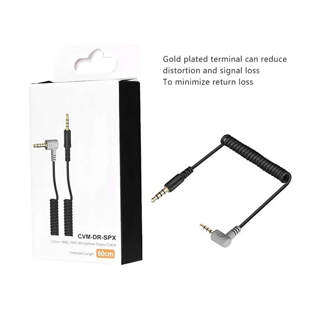 COMICA CVM DR-SPX 3.5mm TRRS TRRS Audio Adapter Output Cable For COMICA ...