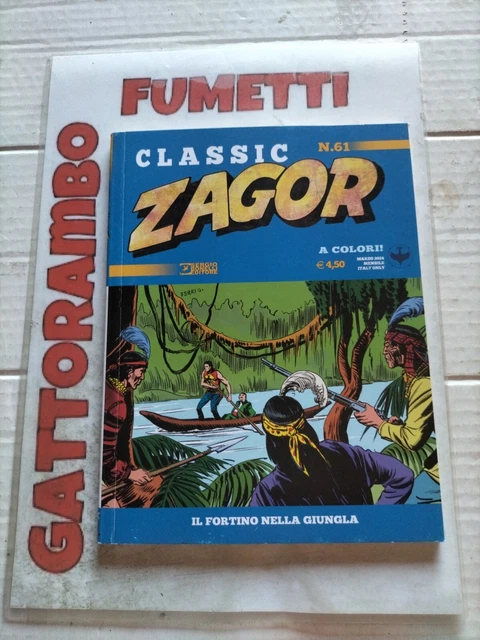 ZAGOR N.61 Classic A Colori - Bonelli Edicola EUR 2,49 - PicClick IT