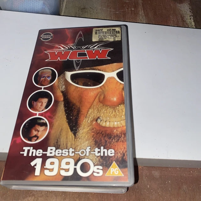 WCW VIDEO VHS best of the 90s world champion wrestling £1.99 - PicClick UK