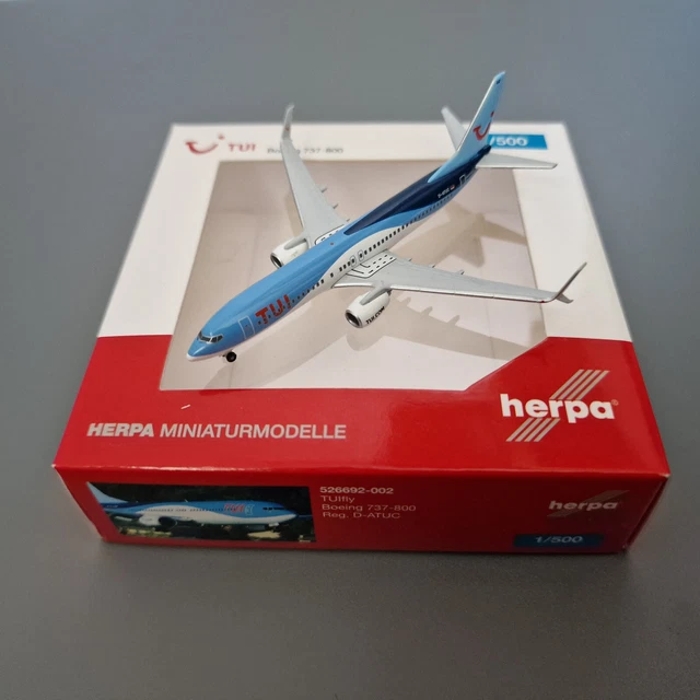 HERPA WINGS 1:500 | TUI Boeing 737-800 D-ATUC 526692-002 EUR 149,00 - PicClick DE