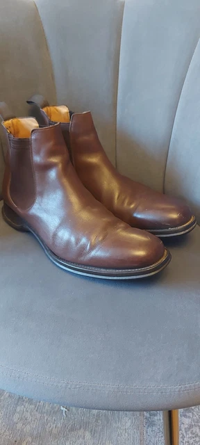 CHURCH'S CHURCHS DEVON Brown Leather Chelsea Boots Shoes Mens UK 11 £ ...