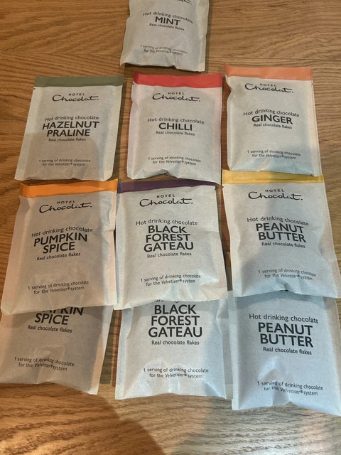 HOTEL CHOCOLAT HOT chocolate sachets x 10 Velvetiser £9.72 - PicClick UK