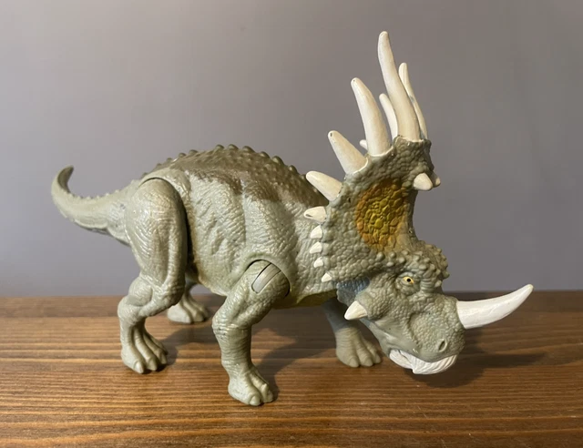 JURASSIC WORLD DINO Escape Fierce Force Styracosaurus Action Figure ...