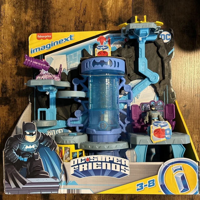 NEUF FISHER-PRICE IMAGINEXT DC Super Friends Bat-Tech Batcave jeu ...