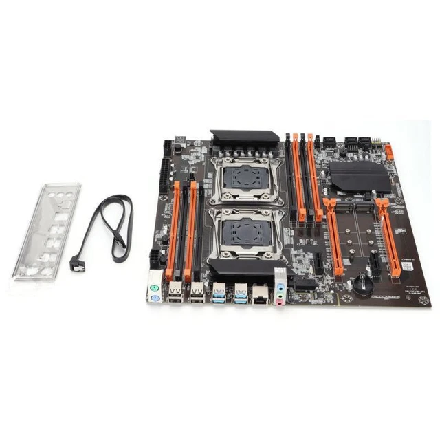 X99 DUAL CPU Motherboards Socket For LGA 2011-3 Dual USB3.0 M.2 8* DDR4 ...
