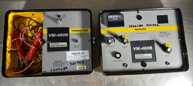 VIVAX METROTECH VM-480B Split Box Pipe and cable locator. Item ID #3 £ ...